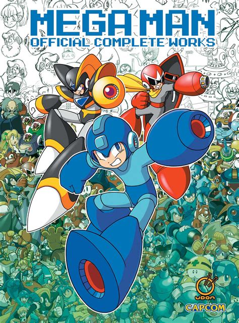 Mega Man Official Complete Works Hardcover Book By Capcom