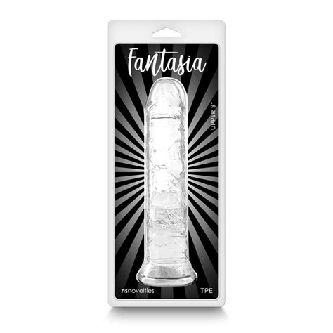 Fantasia Upper 8 In Jelly Dildo Clear