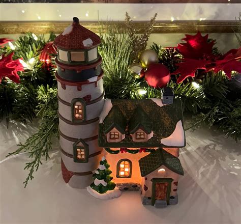 Dickens Keepsake Original Village Light House Etsy