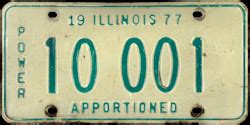 Illinois Apportioned License Plates