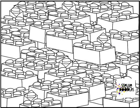 Lego Brick Coloring Pages Lego Brick Coloring Pages