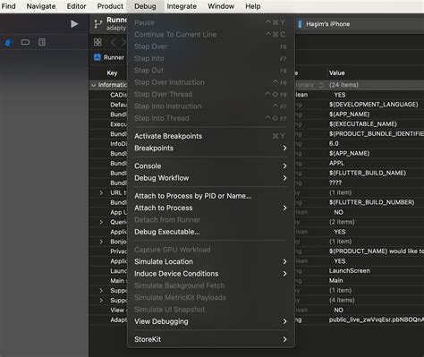 Detach Xcode Debugger While Debugging Flutter Projects Haşim