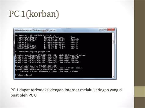 Analisa Nmap Dan Wireshark Ppt
