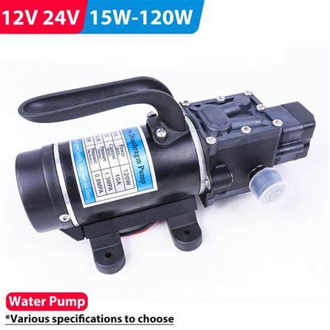 High Pressure Electric Water Pump 12v 24v 15 120w Agricultural Diaphragm Self Priming Garden