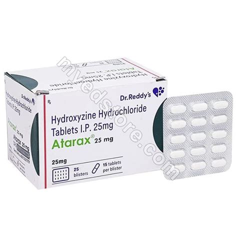 Atarax 25mg Hydroxyzine My Ed Store