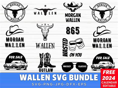 Morgan Wallen Svg Morgan Wallen Clipart Morgan Wallen Png Country Music Svg Wallen Svg