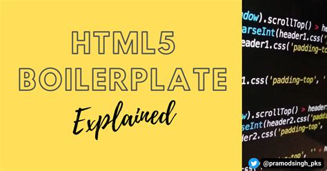 Html5 Boilerplate Explained