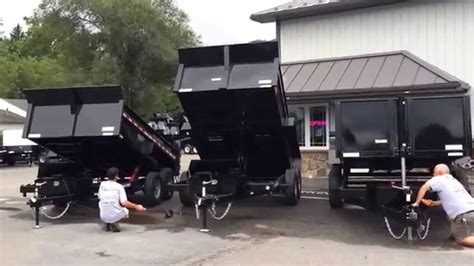 Sure Trac Hydraulic Dump Trailer Hoist Comparison Heavy Duty Lp