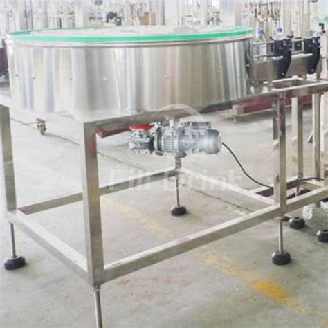 1000 6000 Bph Rotary Bottle Sorting Machine Table With Stainless Steel