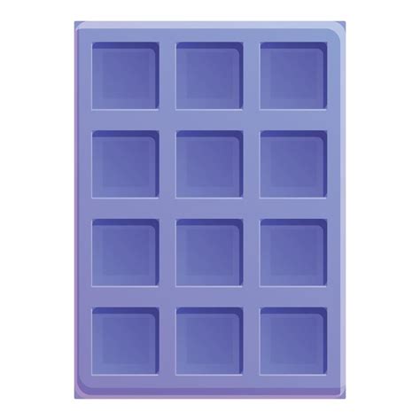 Empty Ice Cube Tray Icon Cartoon Style 14282956 Vector Art At Vecteezy