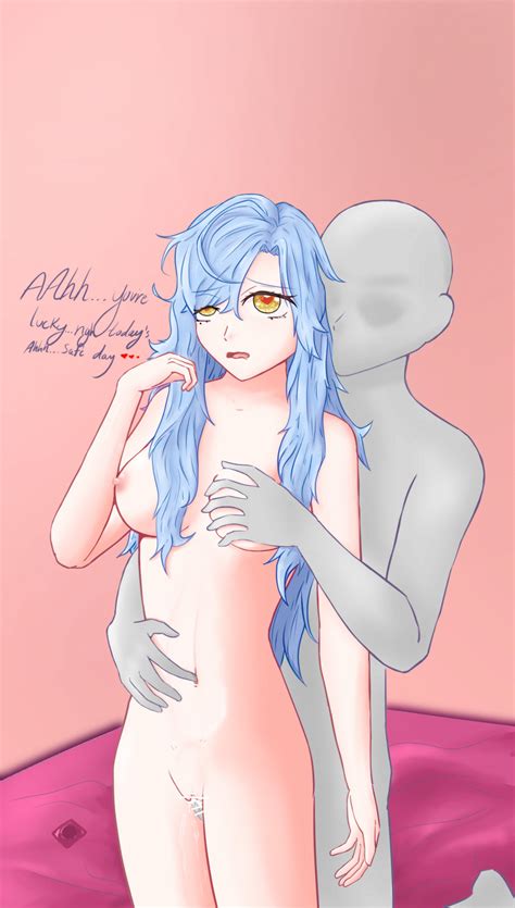 Rule 34 Athy Vtuber Belly Button Blue Hair Cum In Pussy From Behind