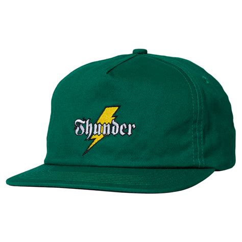 Thunder Trucks Bolt Script Snapback Teal