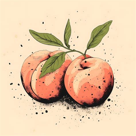 Premium Ai Image Background Watercolor Of Soft Peach Canvas With