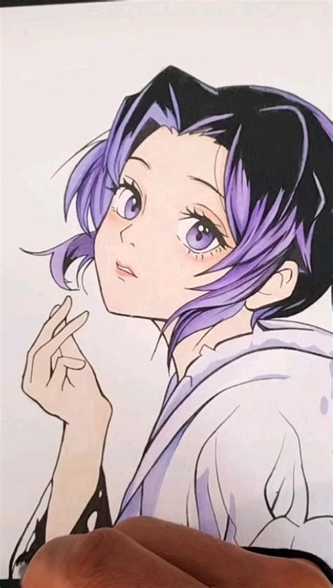 Drawing Kocho Shinobu Kimetsu No Yaiba Drawing Desenho