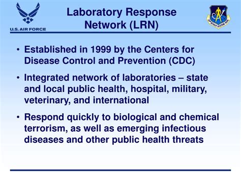 Ppt Laboratory Response Network Elizabeth A Macias Phd Dabmm