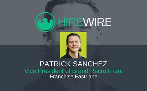 Franchise Fastlane Promotes Patrick Sanchez