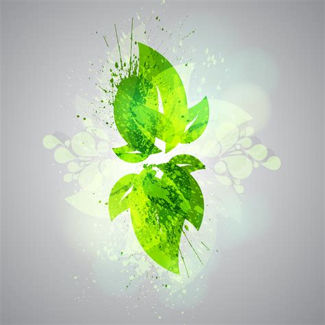 Abstract Vector Green Leaves 276660 Vector Art At Vecteezy