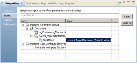 Step 6 Override The Flat File Data Object Parameter