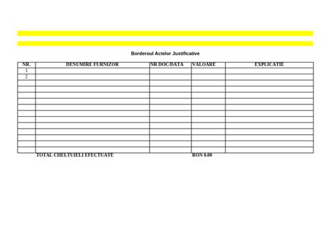 Borderou Noiembrie Pdf