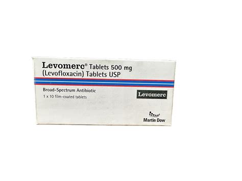 Levomerc Tablets 500mg 1 Box 10 Tablets Multan Plus Pharmacy