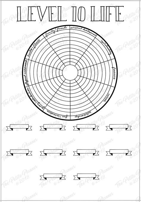 Level 10 Life Worksheets