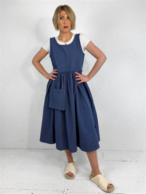 Ewa I Walla Ruby Dress Blue Woman