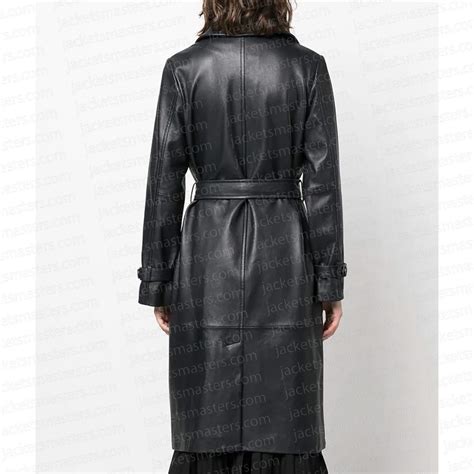 Bethany A Paris Proposal Lily Bancroft Leather Trench Coat