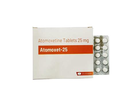 Atomoxetine 25mg Tablets And Capsules Manufacturer And Exporters In India