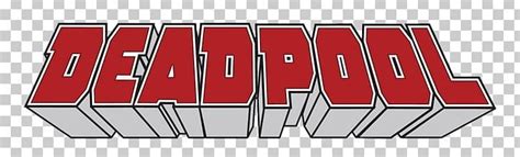 Deadpool Logo With The Word Deadpool In Red And White Letters