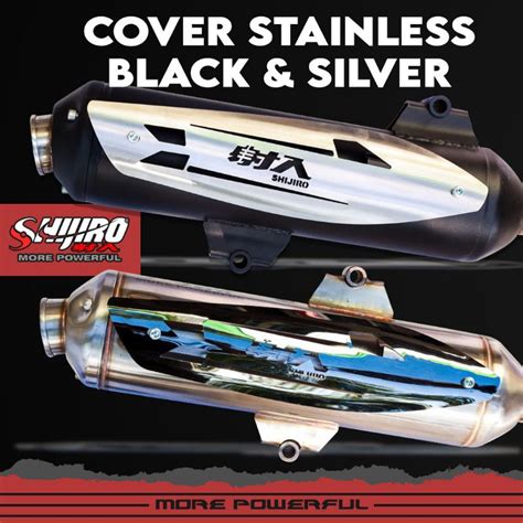 Jual Cover Stainless Steel Shijiro For Standar Racing Dan Opel Series Shopee Indonesia