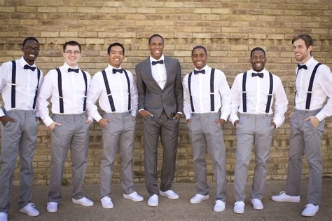 Pin By Alexandra Guilloty On Gentlemen In Vans Suspenders Wedding
