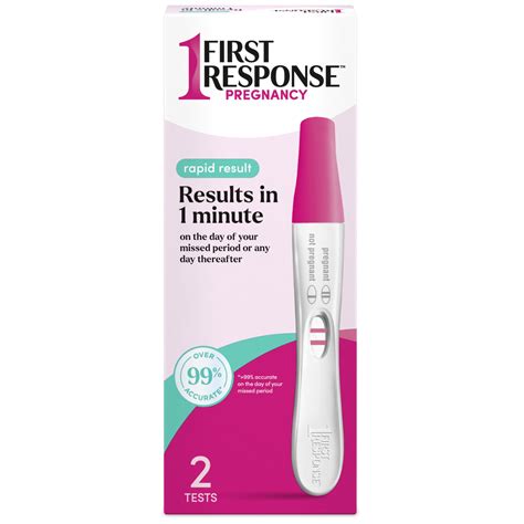 First Response Rapid Result Pregnancy Test 2 Pack Hsafsa Eligible
