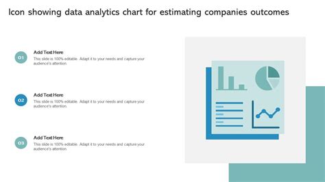 Icon Showing Data Analytics Chart For Estimating Companies Outcomes Ppt