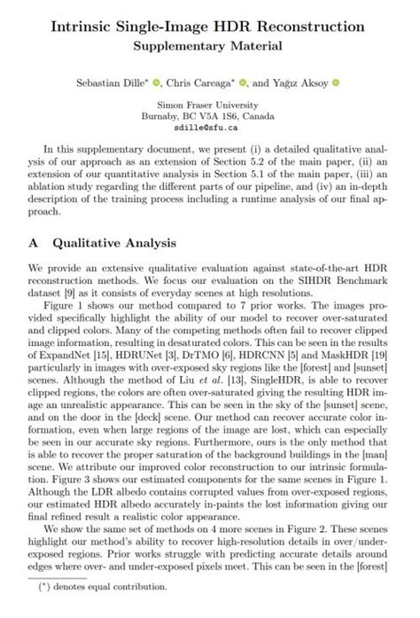 Intrinsic Image Decomposition Via Ordinal Shading Yağız Aksoy