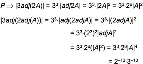 If A Is 3 X 3 Matrix Det 3adj2adja 2 13 3 10 And Sarthaks
