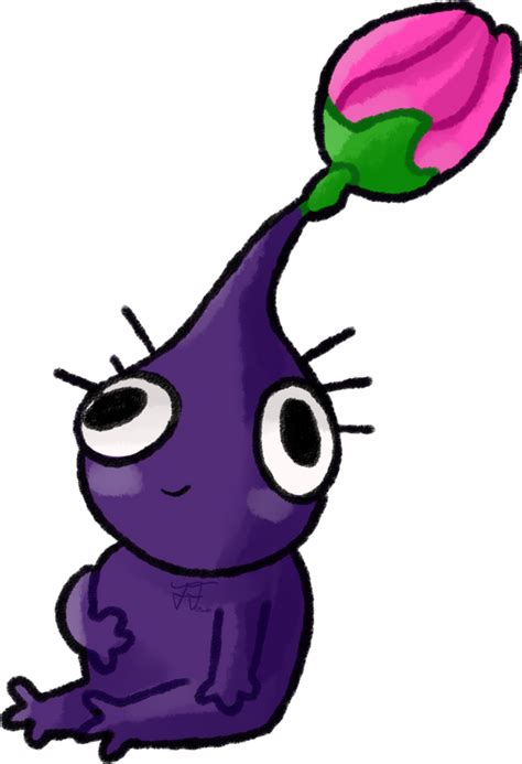 Purple Pikmin By Flowfell On Deviantart