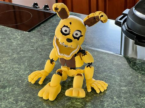 Archivo Stl Plushtrap Cosplay Furry Animatronic Traje Completo Five