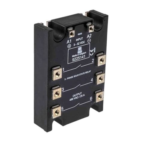 Buy Rs Pro Solid State Relay Panel Mount 25 A Rms Max Load 480 V Ac Max Load Model No 9225141