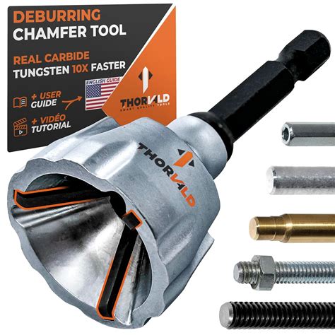 Thorvald Deburring External Chamfer Tool With Tungsten Carbide Blade