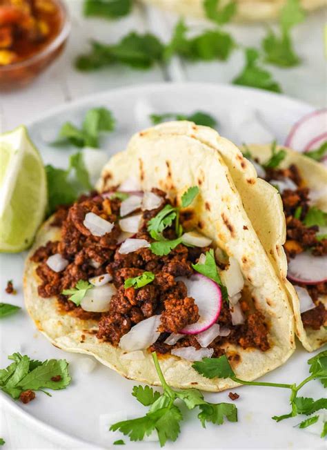 Hamburger And Chorizo Tacos Chorizo Smash Tacos