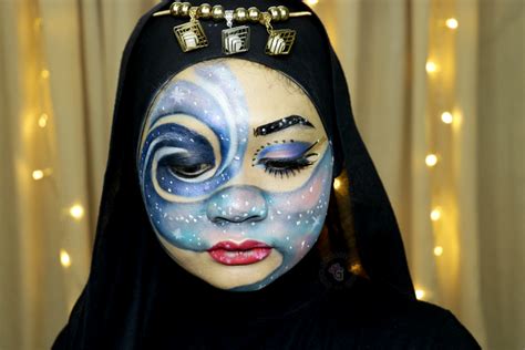 Tutorial The Black Hole Queen Makeup Gadzotica Blog