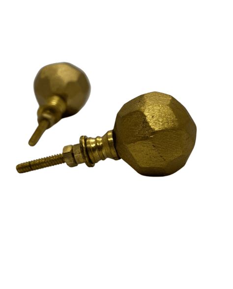 Golden Hexagon Door Knobs Knobs And Handles