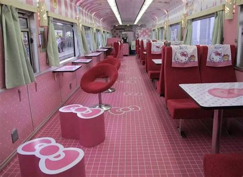 Hello Kitty Train Car Interior