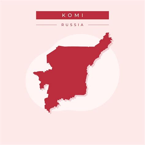 Komi Region Map Vectors And Illustrations For Free Download