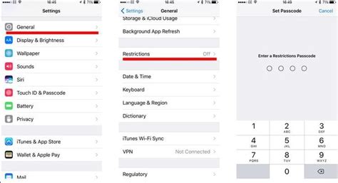 Disable Restrictions Iphone