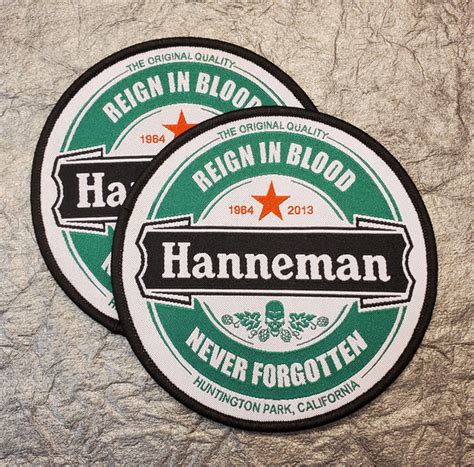 Hanneman Patch Black Border Patch Master Productions