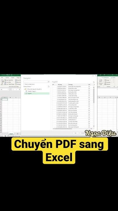 Thủ Thuật Excel Chuyển File Pdf Sang Excel Excel Pdftoexcel