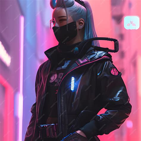 Premium Photo Sexy And Cyberpunk Girl