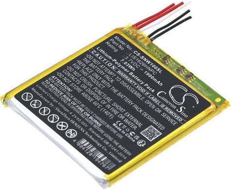 Cameron Sino Sony Nw Wm1a Lis1626hnpc 1900mah 7 03wh Li Polymer 3 7v