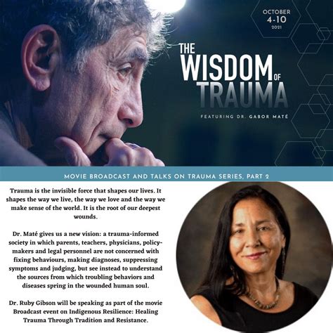 Ruby Gibson Thd On Linkedin The Wisdom Of Trauma World Premiere